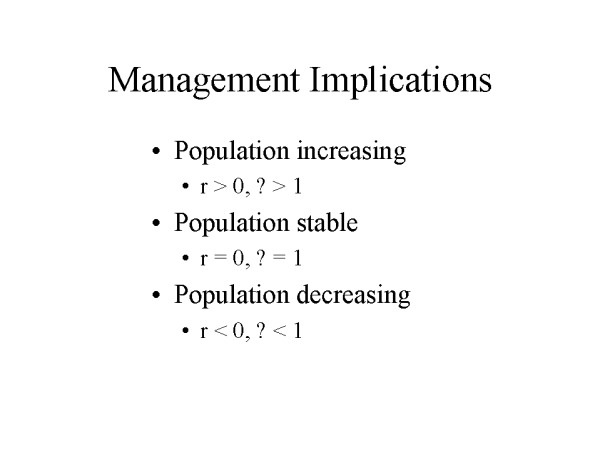 Management Implications